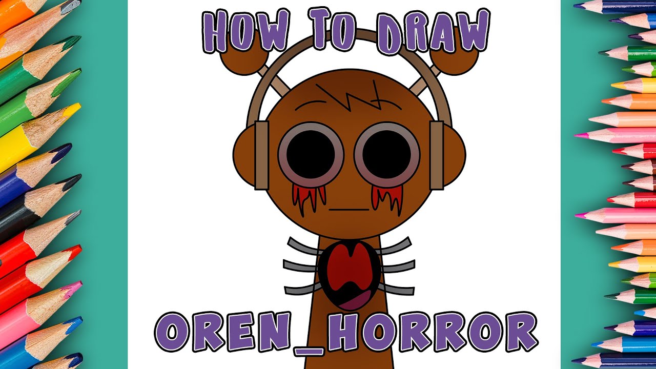 How to draw OREN HORROR | INCREDIBOX SPRUNKI - YouTube