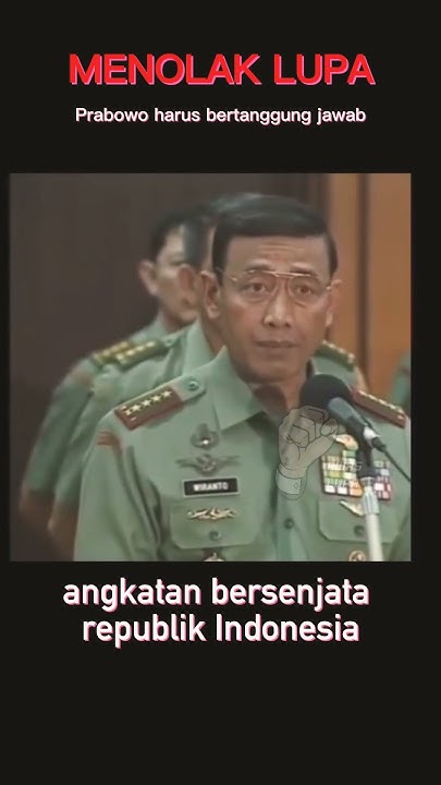 Pemecatan Prabowo Youtube