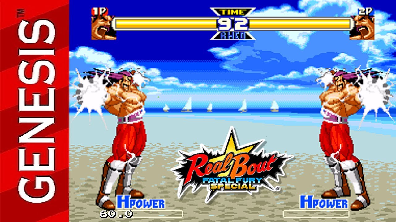 MEGA DRIVE | REAL BOUT FATAL FURY SPECIAL | 2 krausers e 2 kaiser waves ...