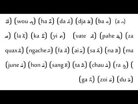 Prononciation de nouveau alphabet du mooré - YouTube