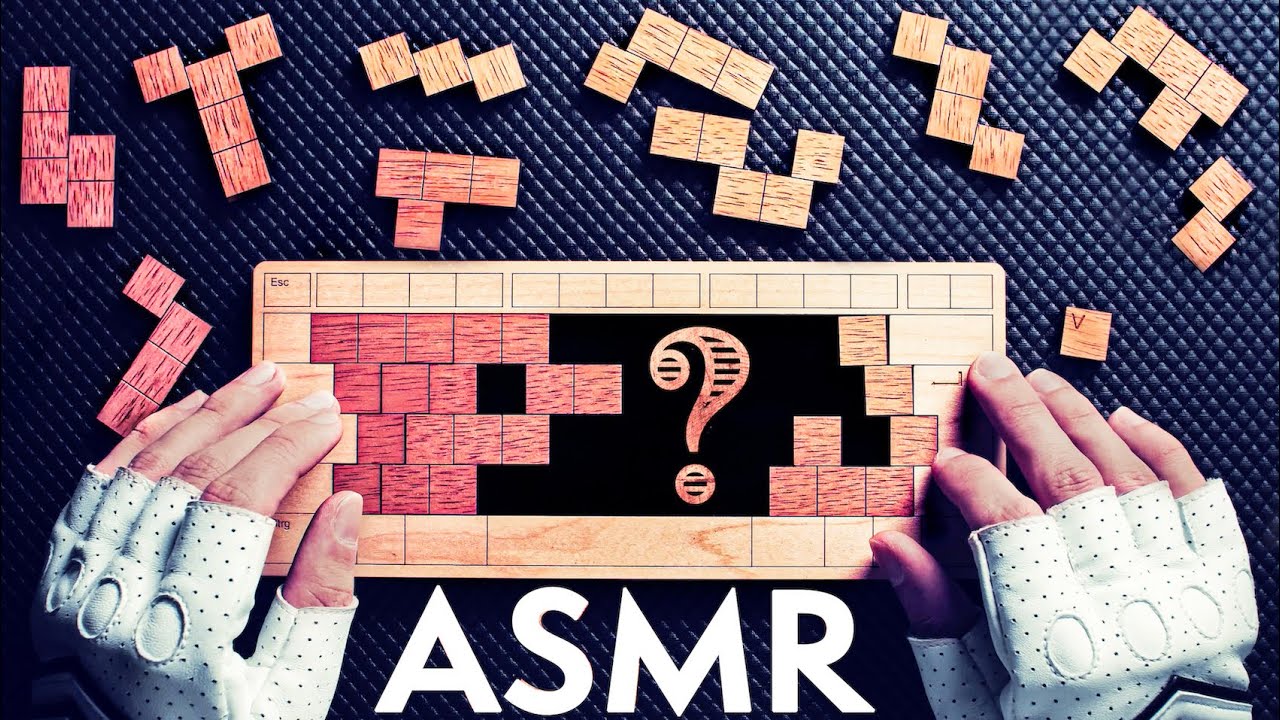 Keyboard WOOD PUZZLE (Clicky Sounds) 😴ASMR No Talking for SLEEP - YouTube