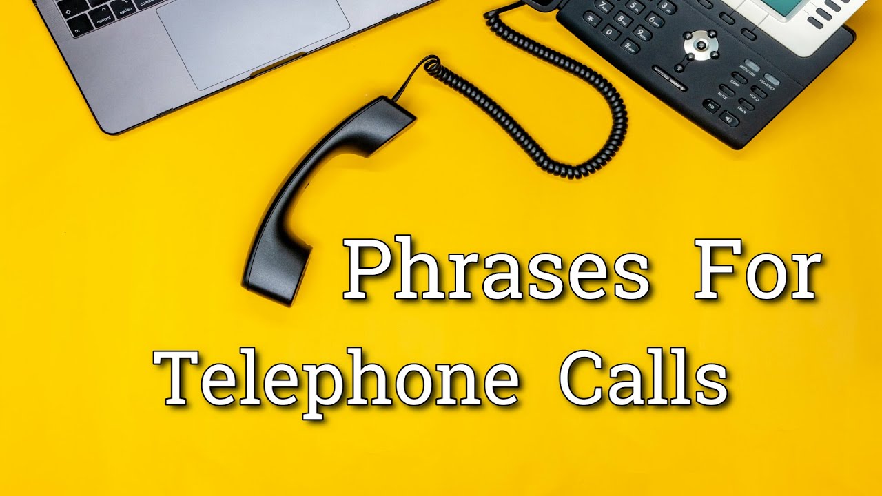 10 Phrases For Telephone Call [ #MYENGLISHMASTER ] - YouTube
