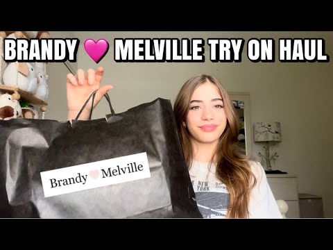 BRANDY MELVILLE TRY ON HAUL! Cute & trendy clothes - YouTube