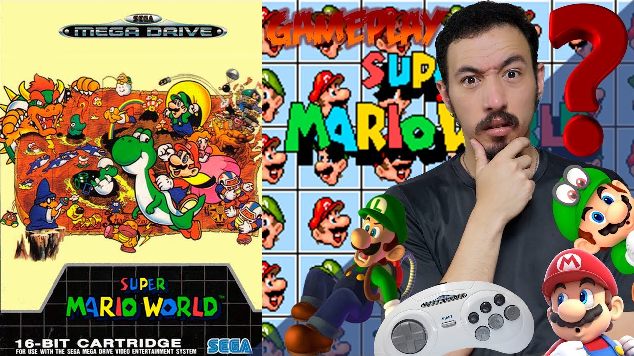 SUPER MARIO WORLD PARA MEGA DRIVE - YouTube