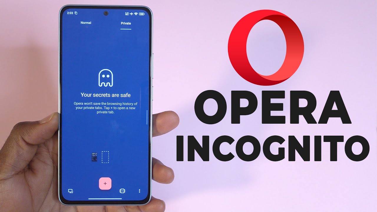 How To Open an Incognito Tab in the Opera Browser on Mobile - YouTube