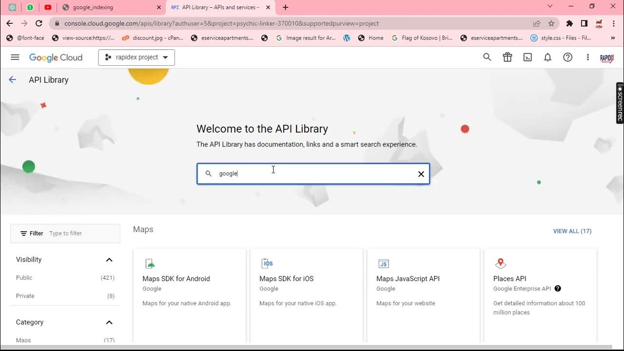 How to enable google api 2023 - YouTube
