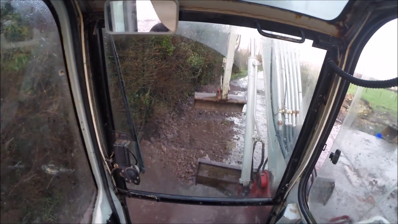 Digging in the telephone cable - YouTube