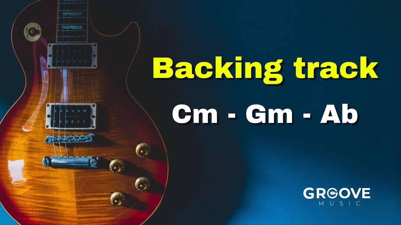 Rock Pop Backing Track C minor | Cm Gm Ab | 120 BPM | Guitar Backing ...