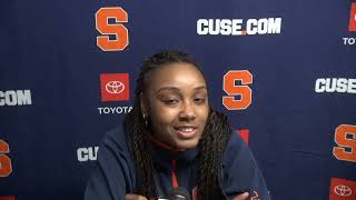 Press Conference | Chrislyn Carr post game vs. Louisville by @Syracuse ...