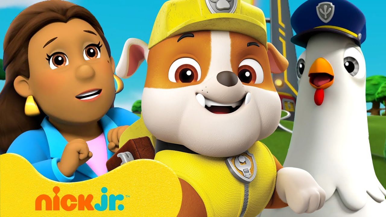PAW Patrol Rescues Mayor Goodway & Chickaletta! #2 🐔 w/ Rubble | 10 ...