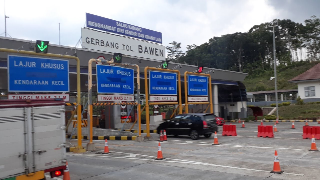 Dari terminal bawen menuju tol bawen jalanya muantappp - YouTube