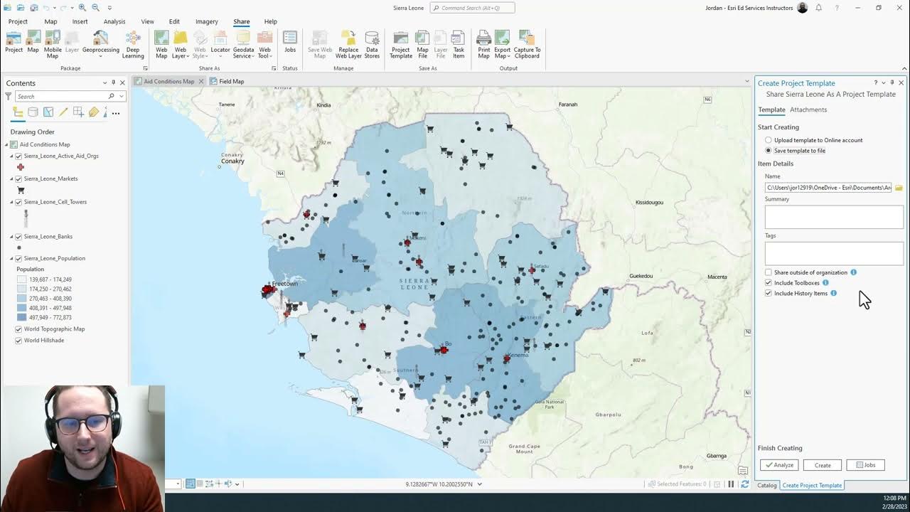 Get Started with Your Own Project Template in ArcGIS Pro - YouTube