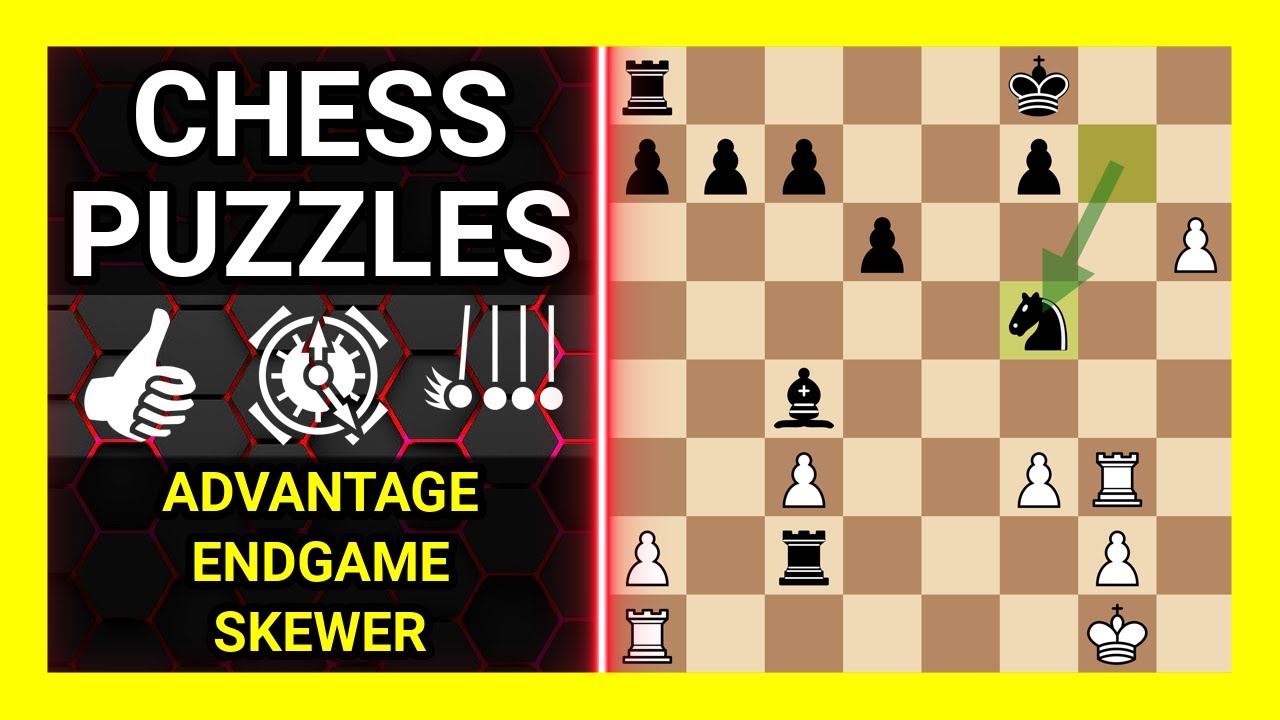 Chess Puzzles to Practice. Themes: Advantage, Endgame, Skewer. Learn ...