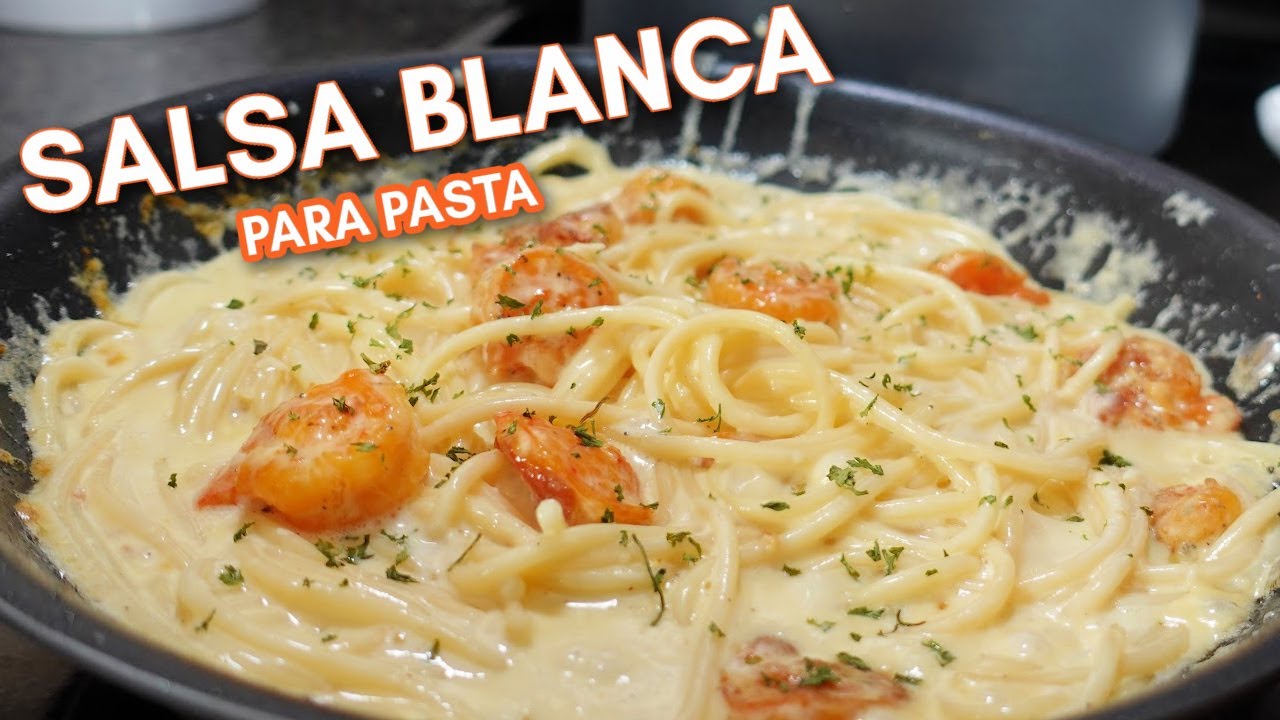 salsa blanca para pasta | como hacer salsa blanca para espaguetis ...