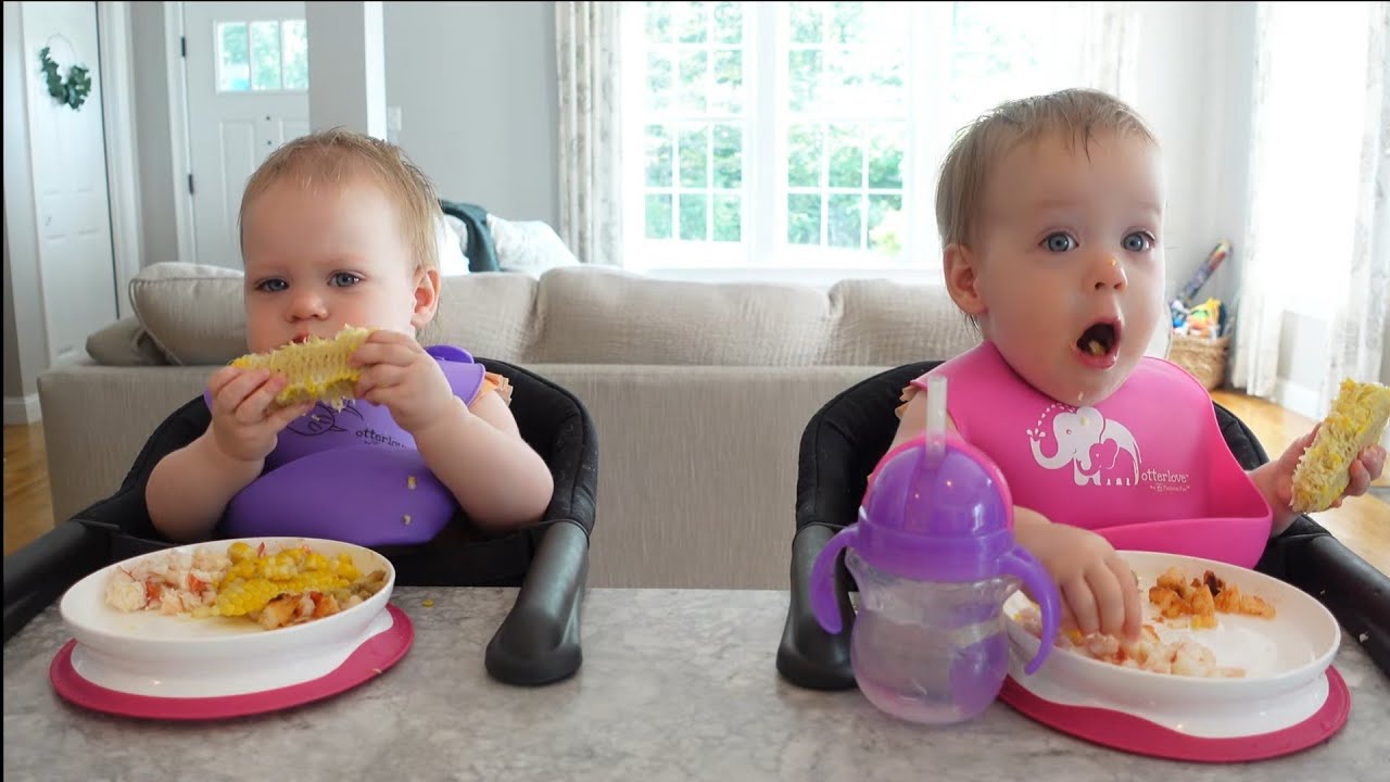 Twins Have A Seafood Feast Youtube