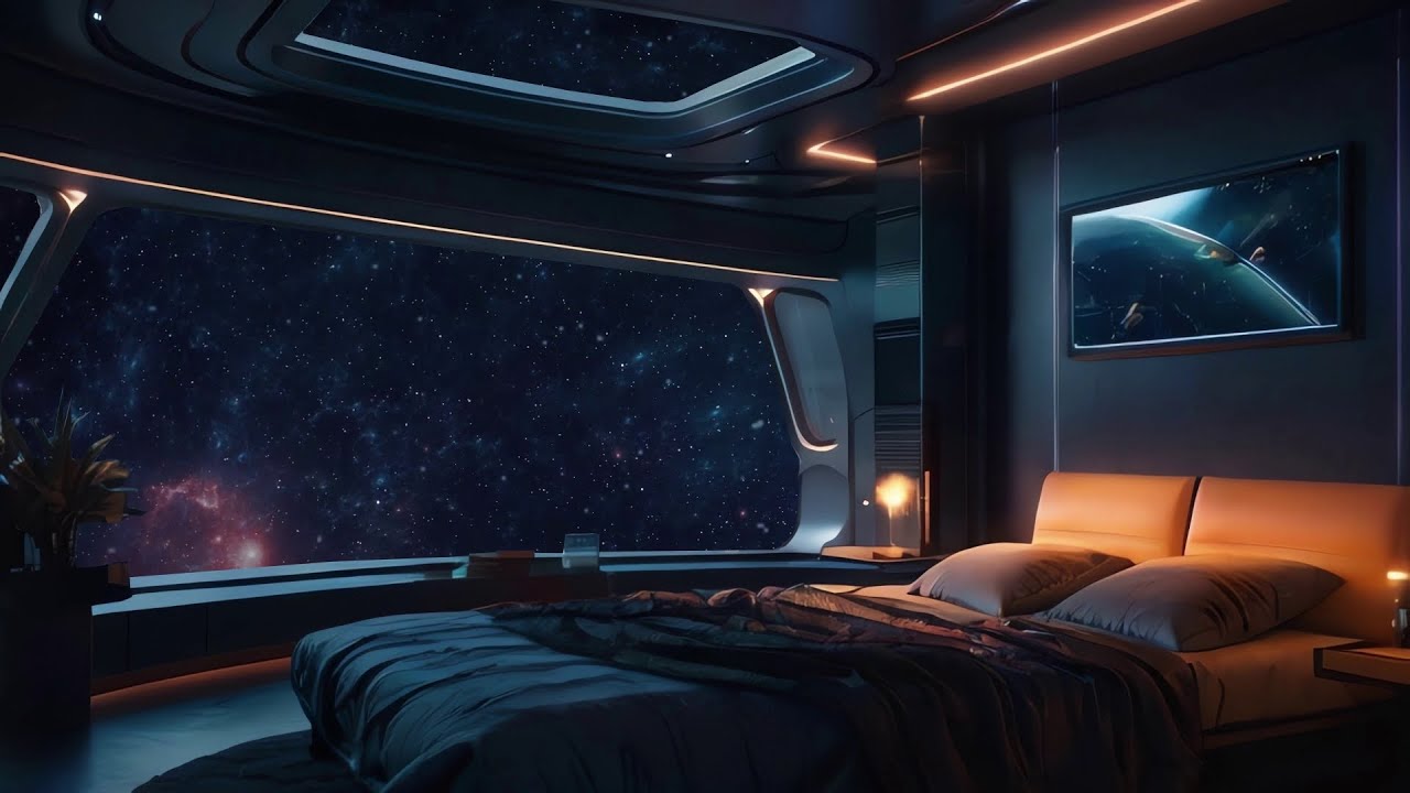 Space Ship with Noise and deep Sleep Space Sounds Ambiance for Sleep ...