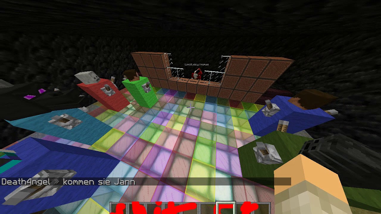 disco party in minecraft - YouTube