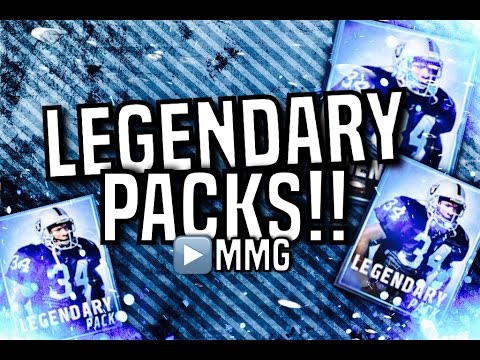 Legendary Packs Opening! Madden Mobile 16 - YouTube