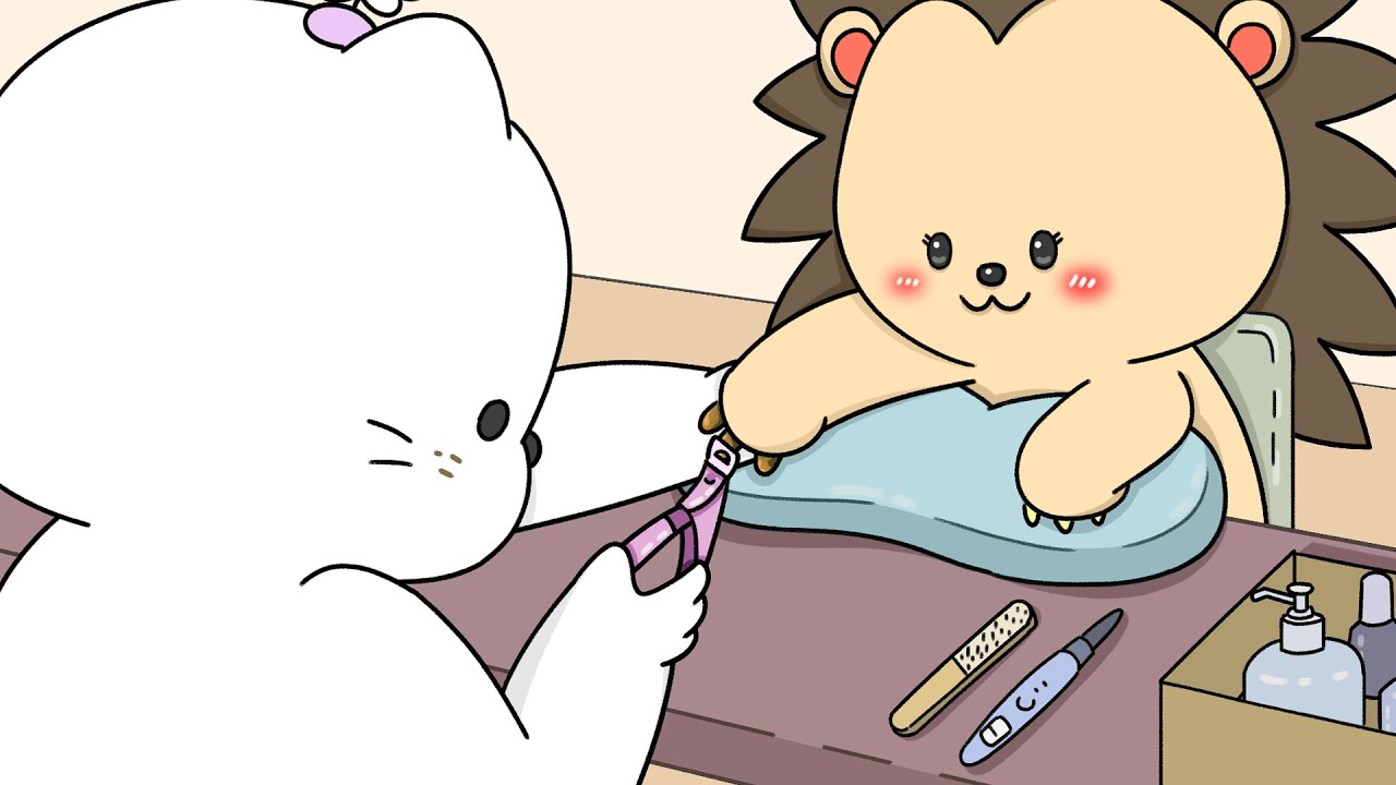 Asmr nail care, asmr makeup | ASMR animation - YouTube