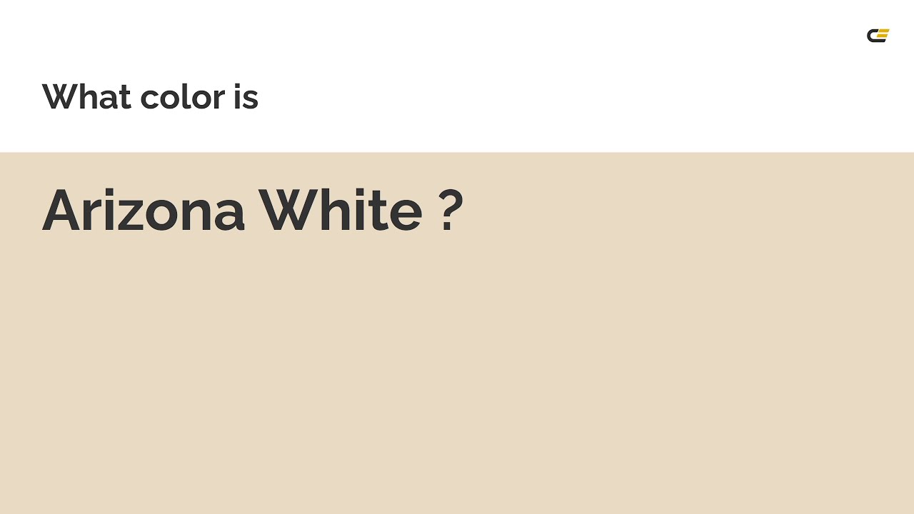 Arizona White color #e8dac3 hex color - Yellow color - Cool color ...