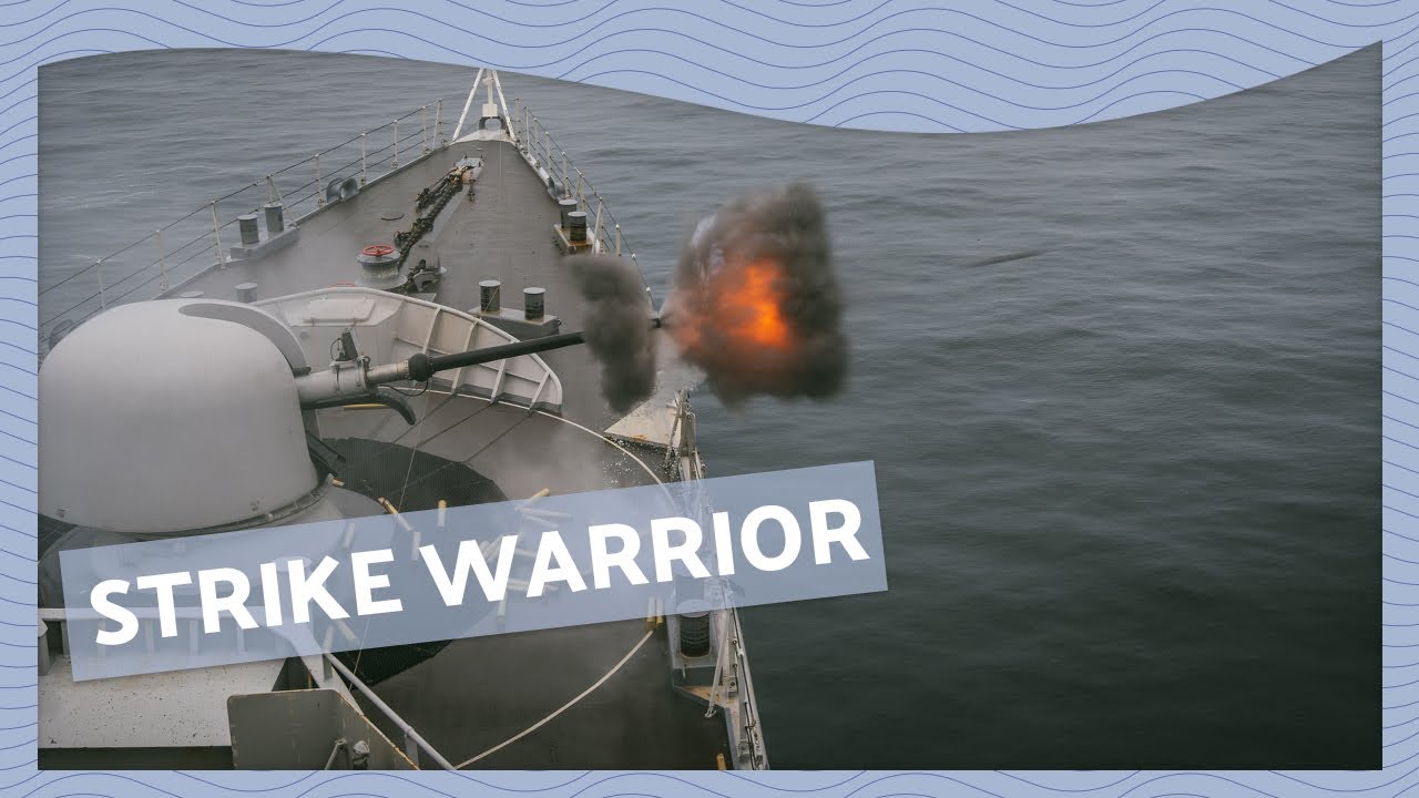 Frigate Louise-Marie at NATO exercise Strike Warrior - YouTube