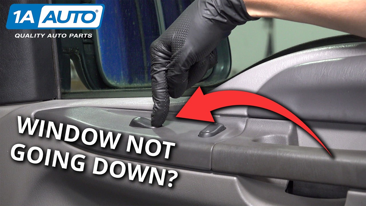 Binding Car or Truck Window Won't Go All the Way Up or Down? Replace ...
