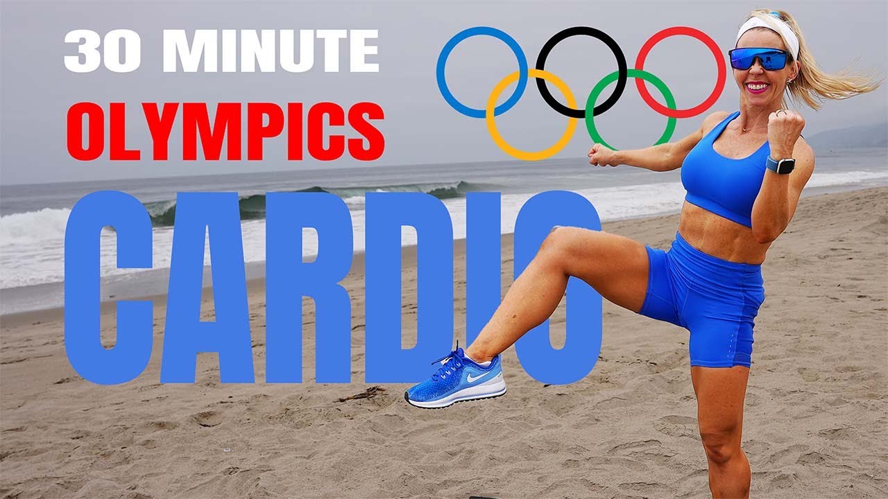 OLYMPICS CARDIO | No Equipment HIIT | Low To High Impact | Win Gold! 🥇 ...