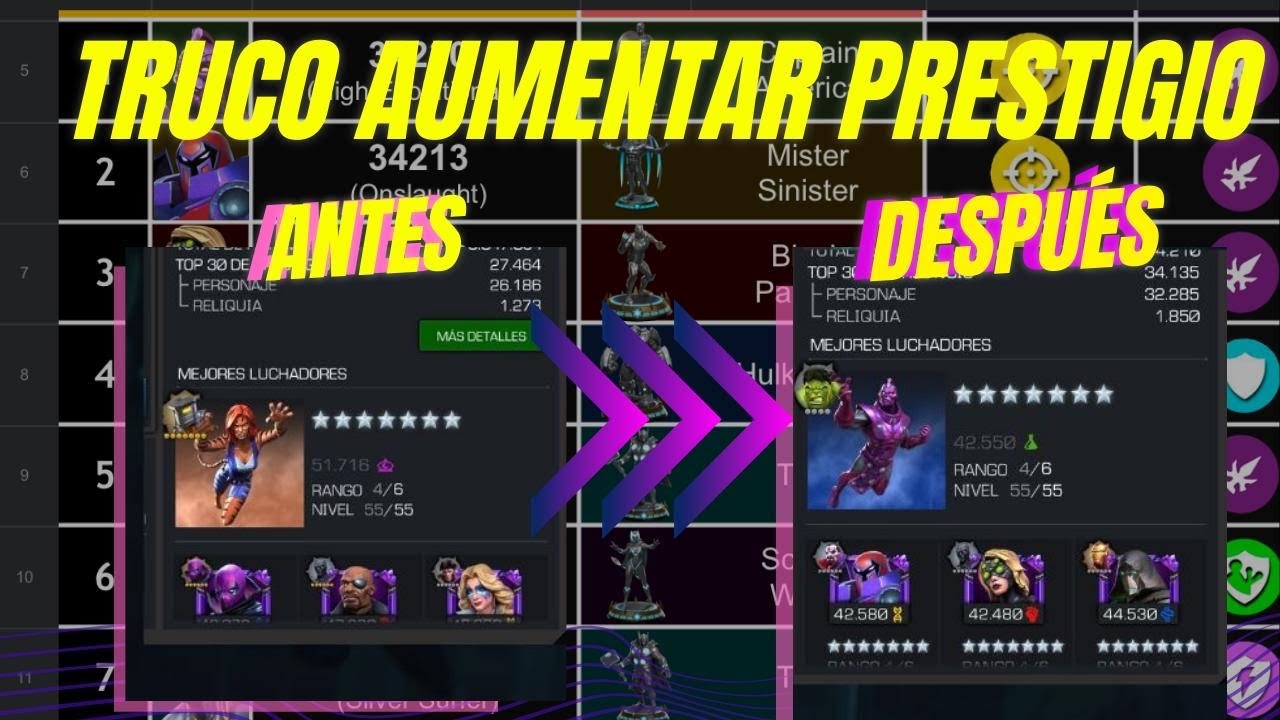 El TRUCO para SUBIR TU PRESTIGIO en MCOC | Septiembre 2025 | MARVEL ...