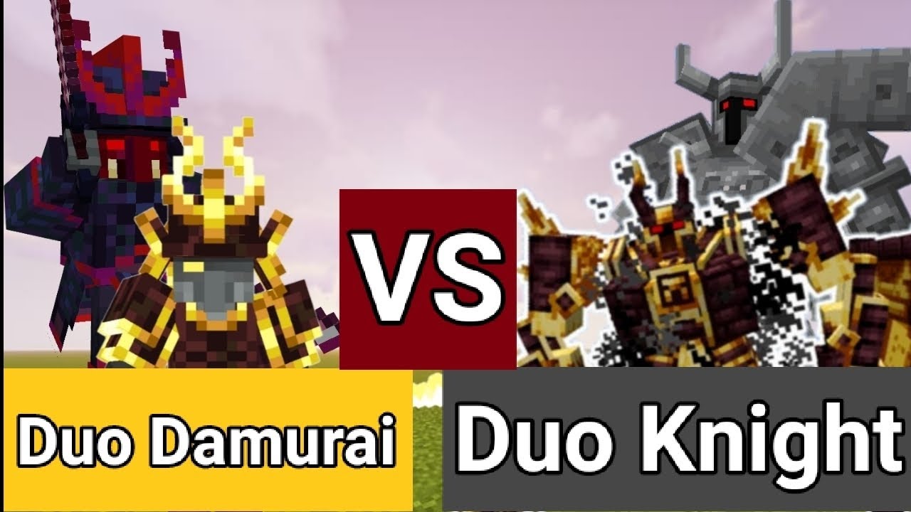 Duo Samurai VS Duo Knight[MOB BATTLE] (inspired by @hulkwuwi ) - YouTube