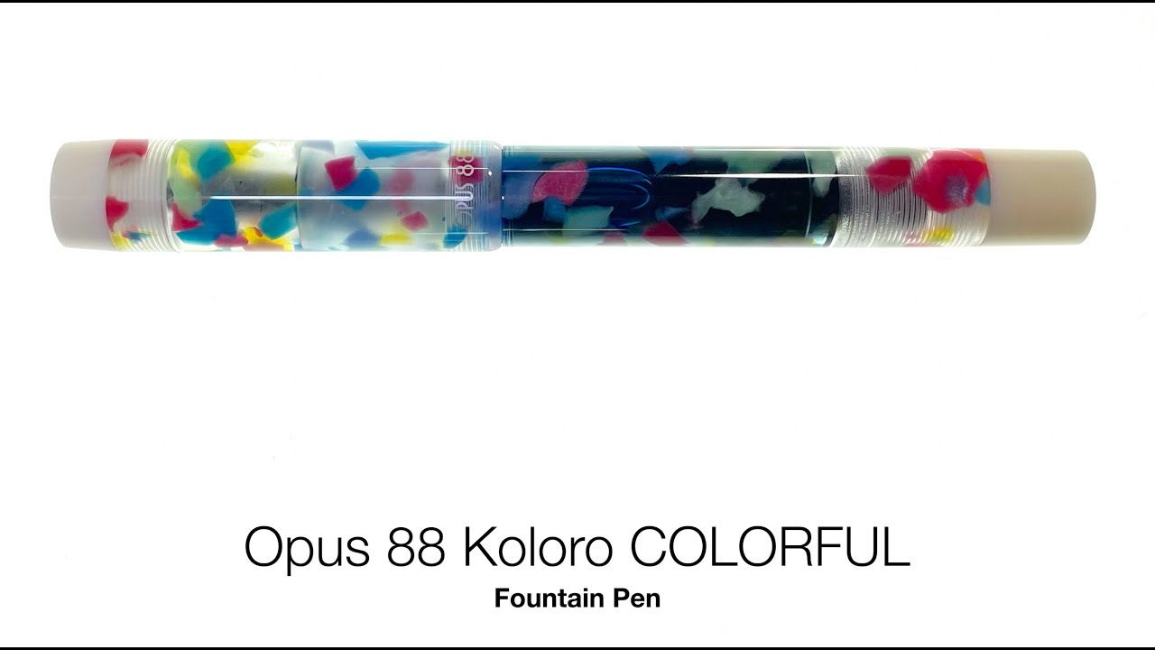 GourmetPens GOAT Pen Opus 88 Koloro COLORFUL Fountain Pen - Literally ...