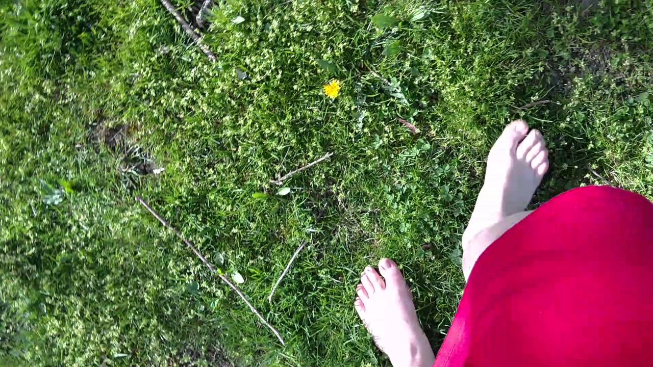 Barefoot Springtime Walk - YouTube