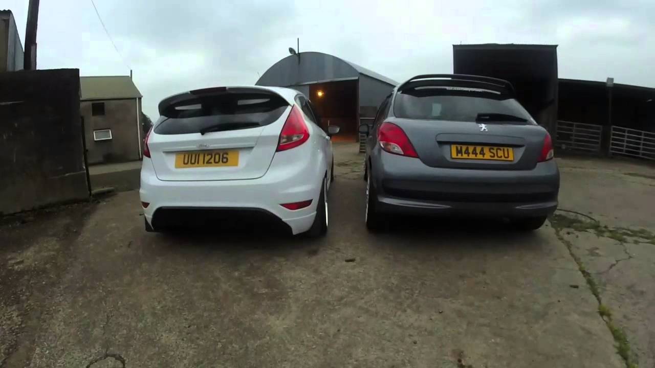 Peugeot 207 & Ford Fiesta Mk7 Hydraulic Suspension! - YouTube