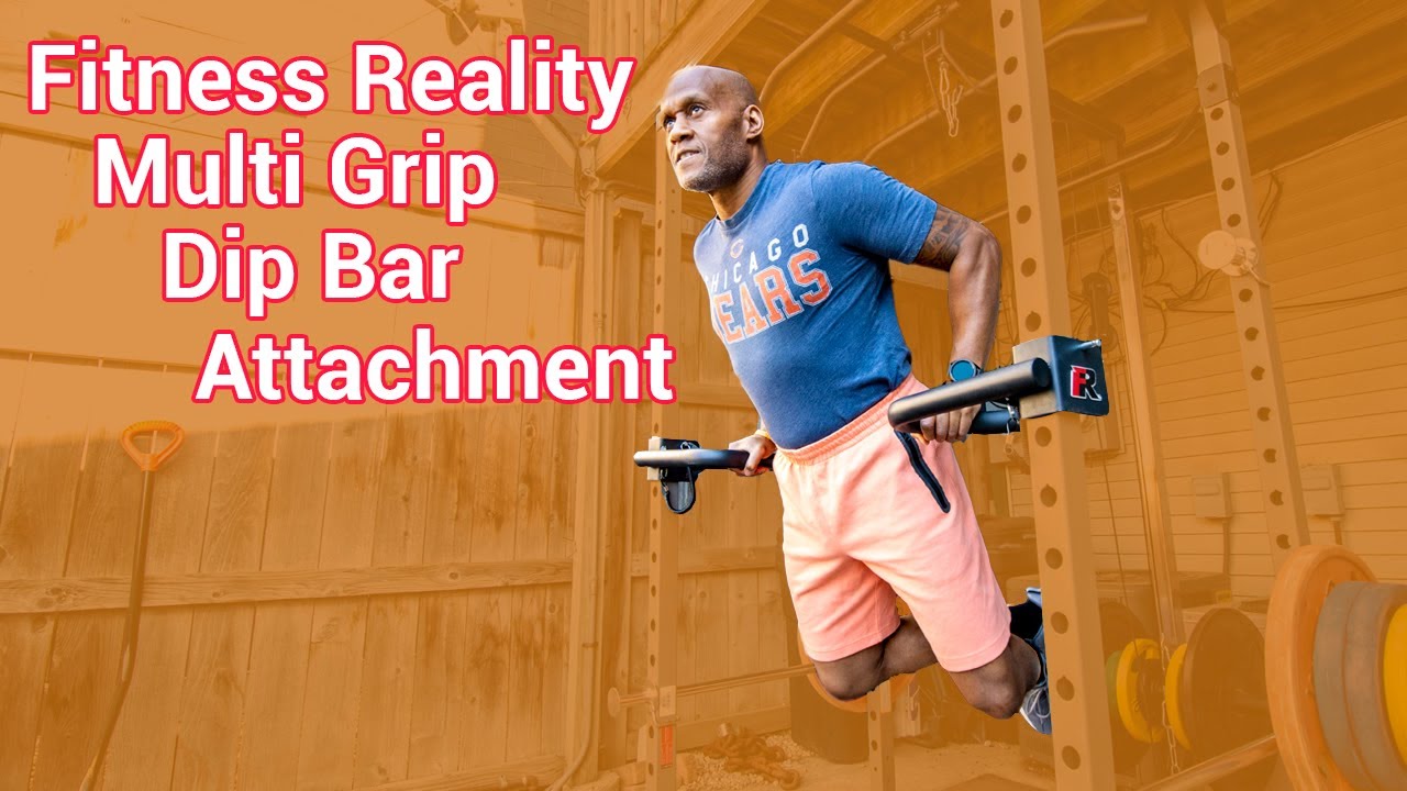 Review: Fitness Reality Multi Grip Set of 2 Dip Bar Attachments for 2 ...
