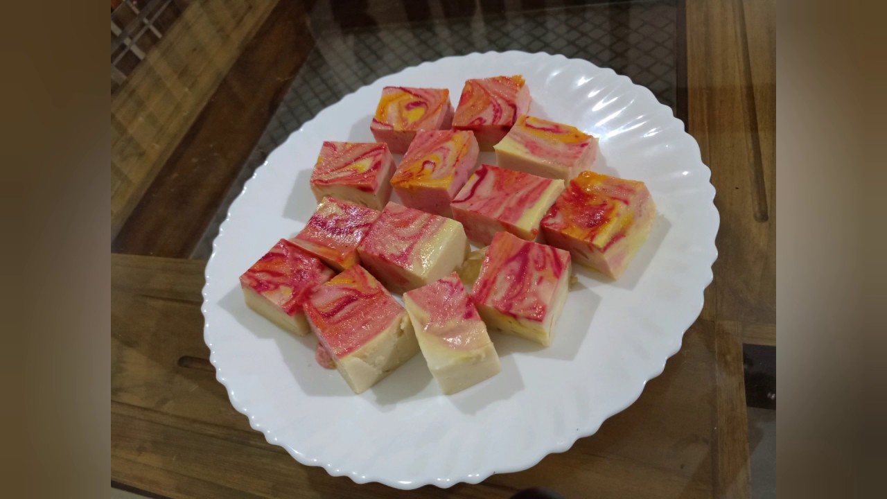 Marble Pudding 😋 - YouTube