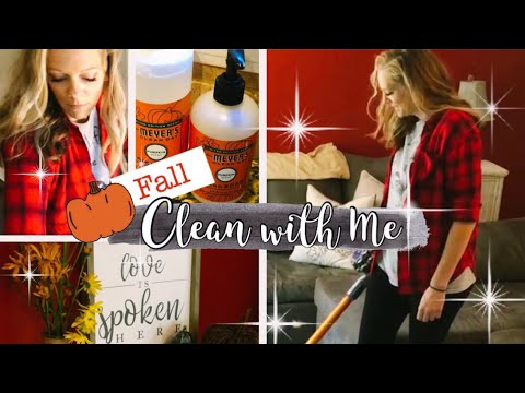 🍂FALL CLEAN WITH ME🍁 | ENTIRE MAIN FLOOR | EXTREME CLEANING MOTIVATION ...