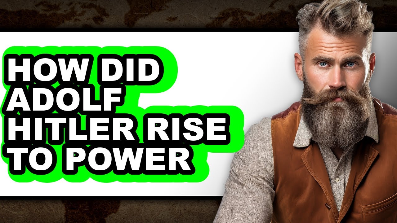 How Did Adolf Hitler Rise to Power - Explained - YouTube