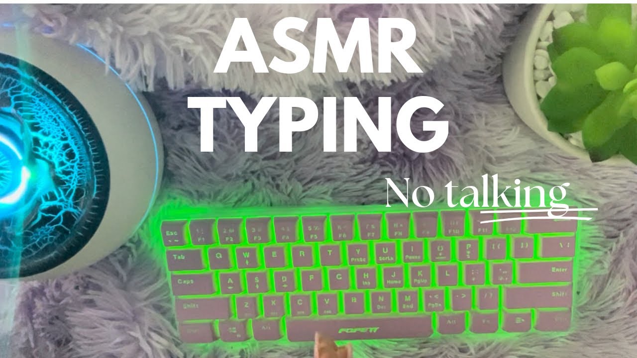 ASMR Office Typing Loud & Aggressive Sounds on a Keyboard - YouTube