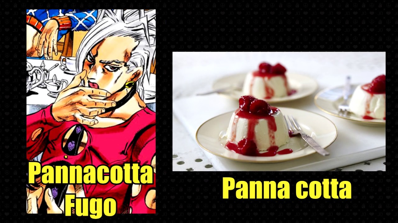 Food Names in Jojo's Bizarre Adventure: Vento Aureo - YouTube