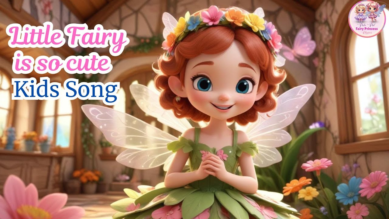 🧚‍♀️Cute Fairy Song | La La La Na Na Na Fairy Princess Rhymes - YouTube