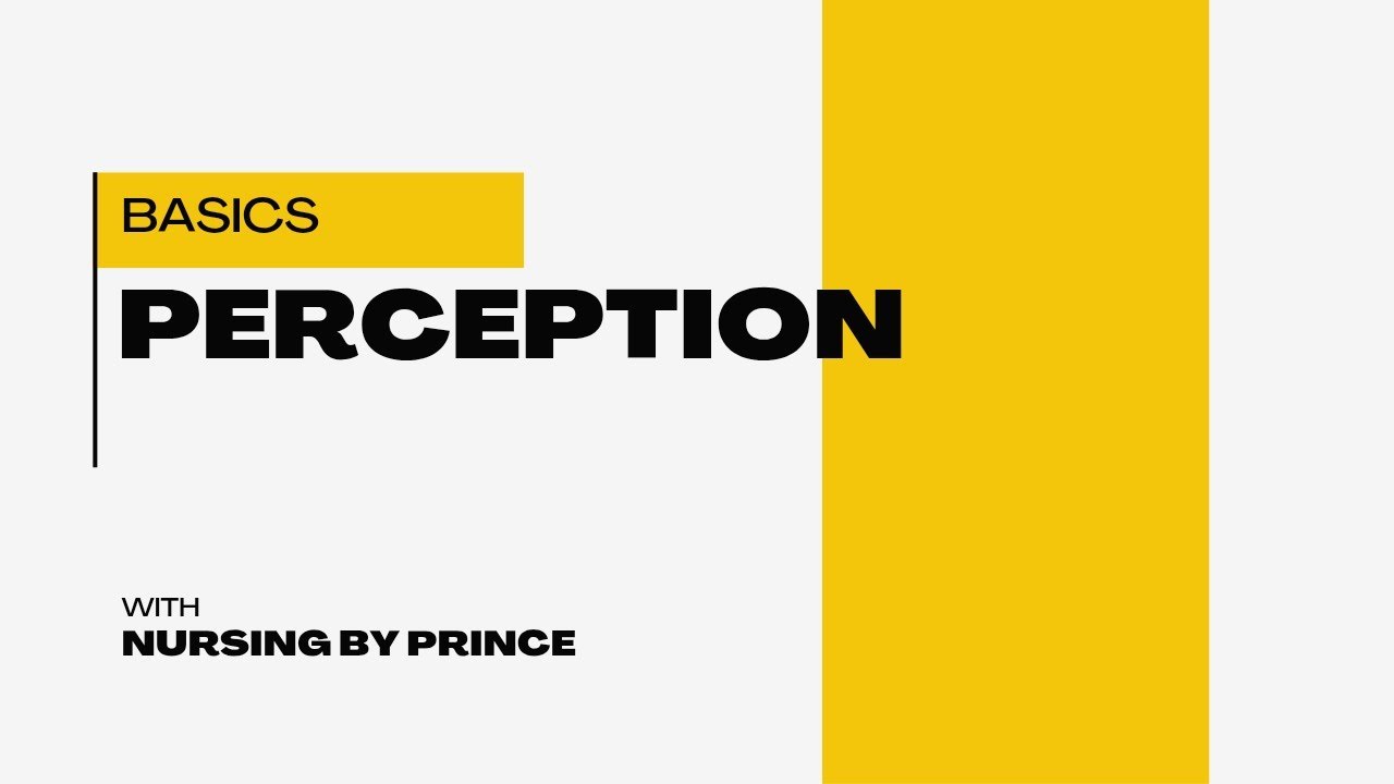 What Is Perception #nursing #psychology #regency #bscnursing - YouTube