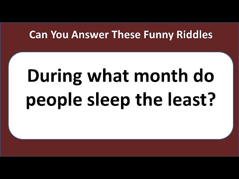 10 Funny Riddles For A Genius|English Riddles Quiz |Part 02 - YouTube