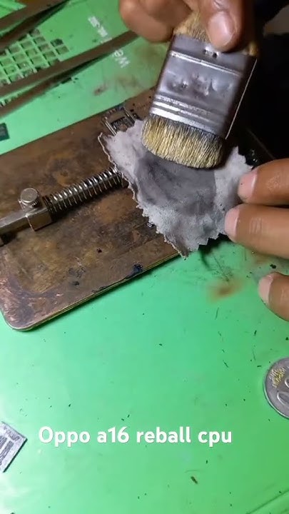 Oppo a16 cpu reball - YouTube