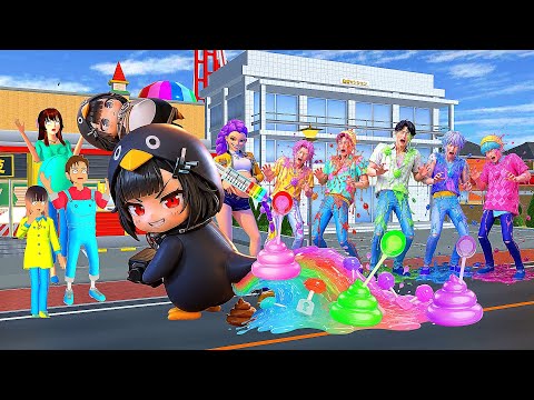 Yuta Mio Ada Gugugaga Exe Berak Tai Sunat Saja Boys &  Demon Hunters Hamil | Sakura School Simulator