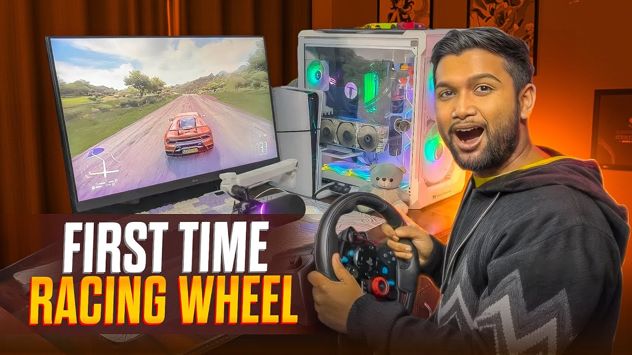 First Time Using Racing Wheel in Forza Horizon 5! 😳🔥 - YouTube