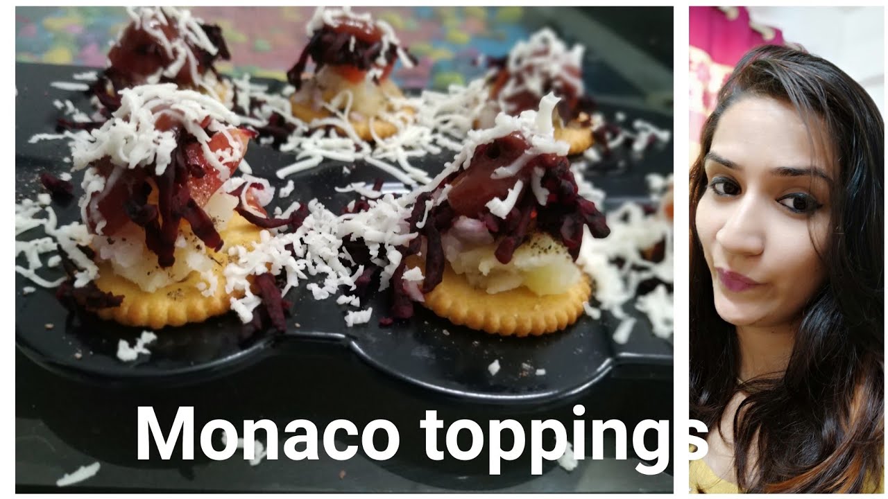 Monaco Toppings || Monaco starter recipe || Veg starter recipe - YouTube