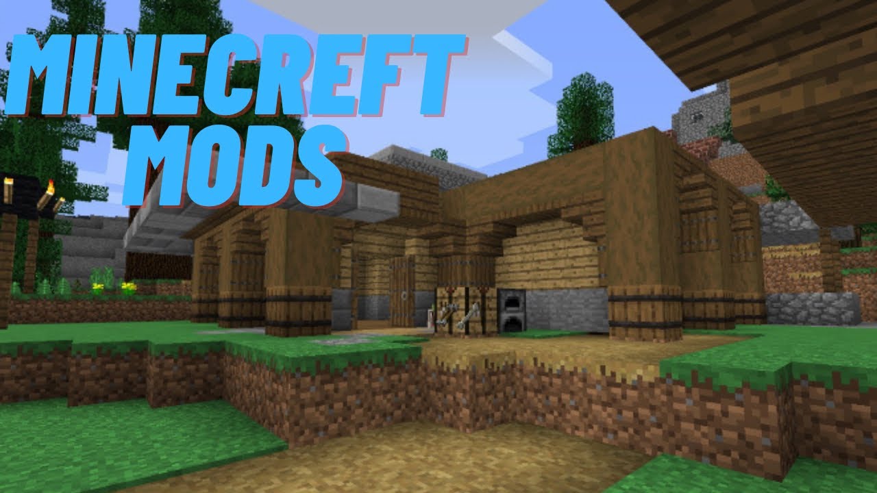 COMEÇEI A MINHA CASA (MINECREFT MODS) - YouTube