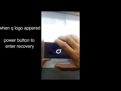 Q mobile energy X2 hard reset