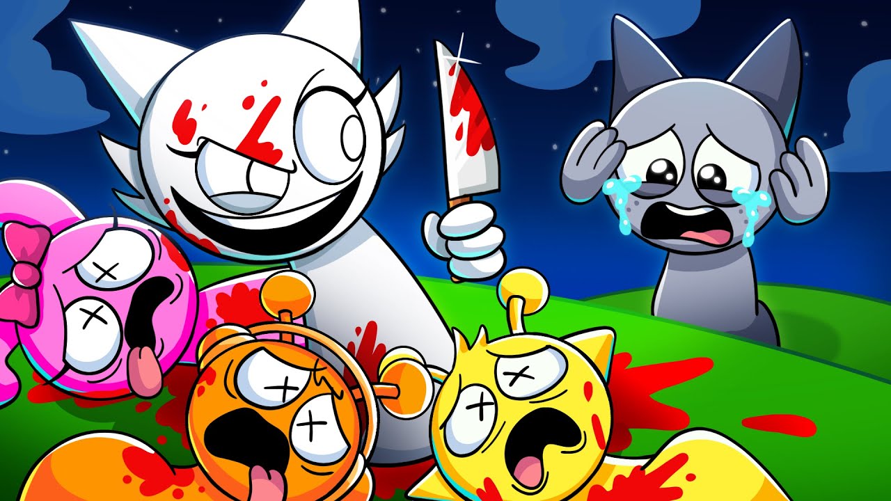 WENDA MAD - SPRUNKI Universe MASSACRE- WENDA vs GRAY,OREN,PINKI,SIMON ...