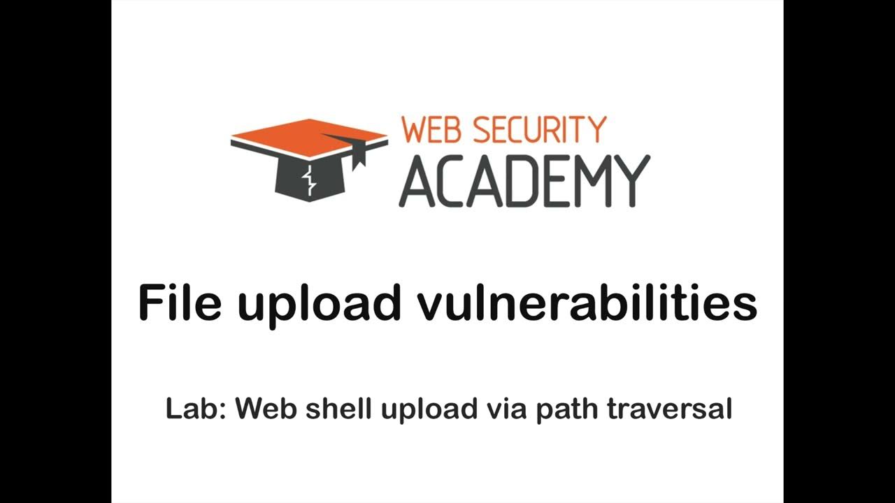 Portswigger File upload vulnerabilities: Web shell upload via path traversal #27 - YouTube