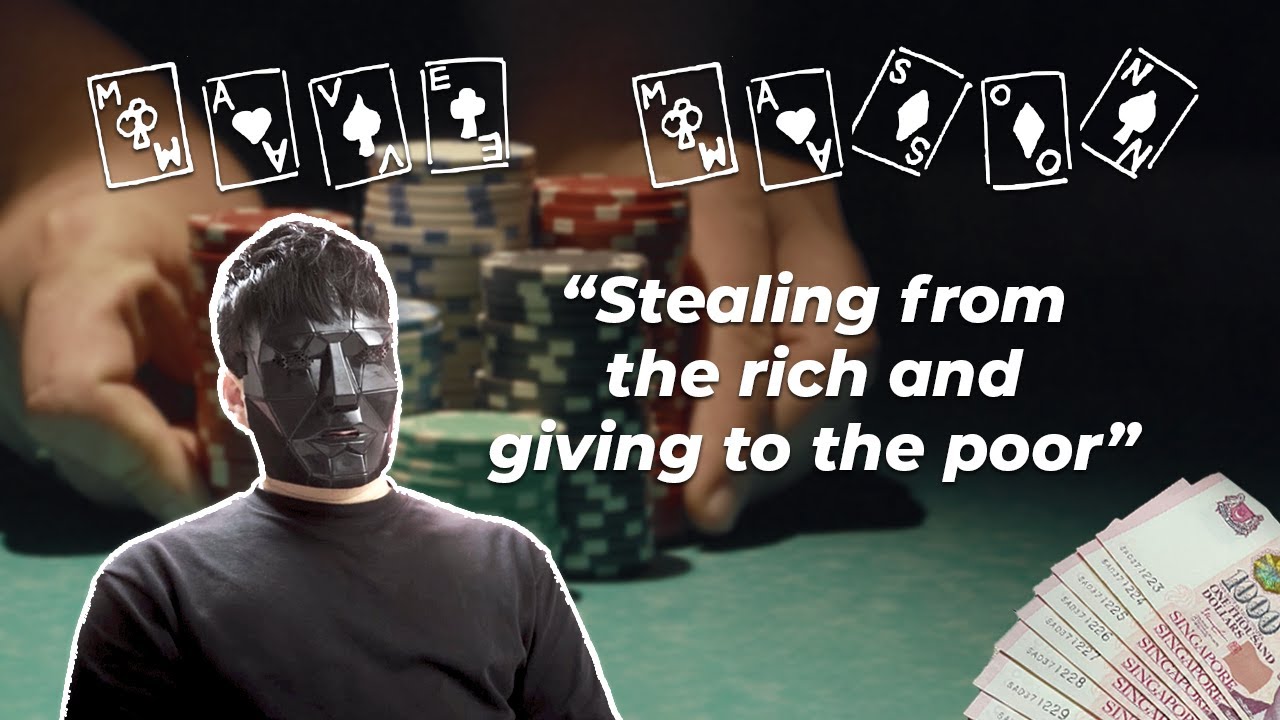 Masked Gambler Uses Winnings to Help The Poor - YouTube